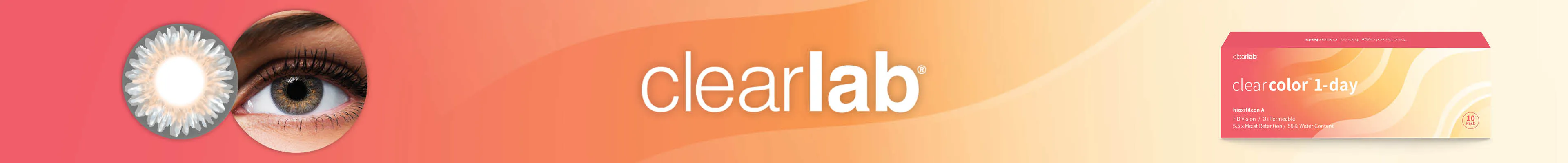 Clearcolor kleurlenzen van clearlab kopen bij | Pearle Opticiens