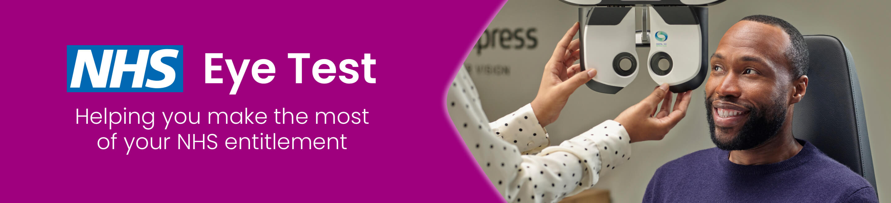 Free NHS Eye Test Vision Express